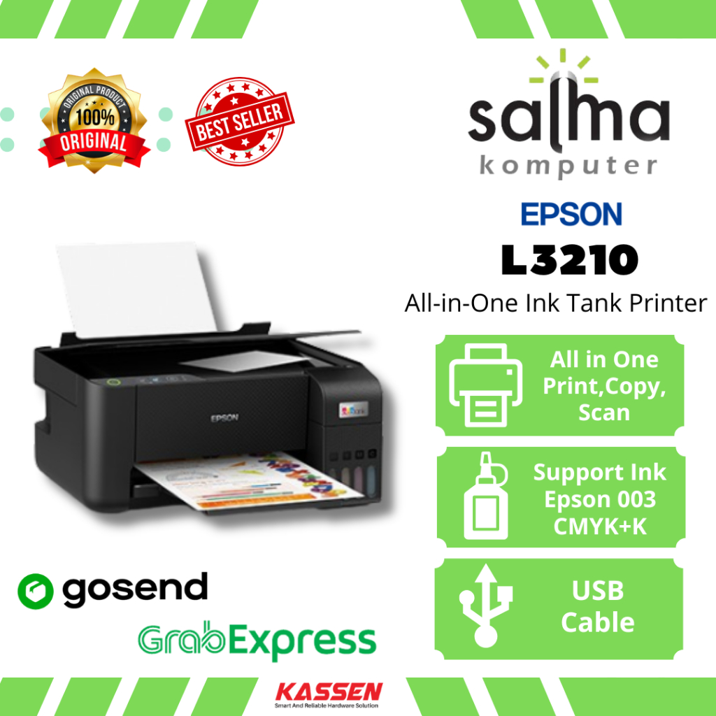 Jual Printer Epson L3210 Print Scan Copy Multifungsi | Shopee Indonesia