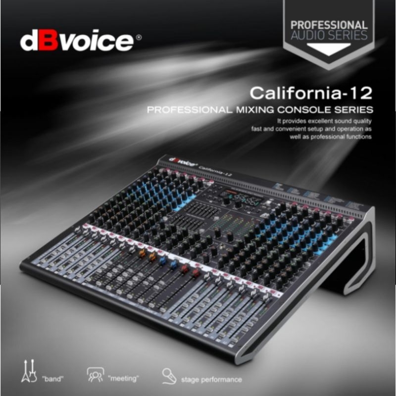 Jual mixer audio 12 channel original db voice california 12 mixer ...