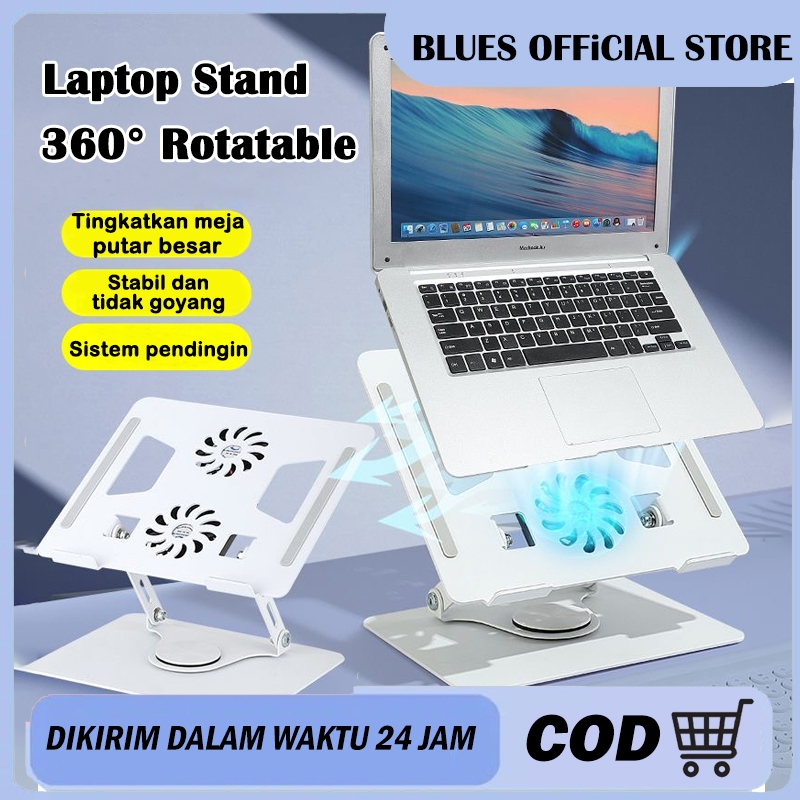 Jual Laptop Stand 360° Rotatable Bisa Dilipat Cooling Pad Laptop ...