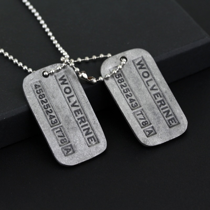 Jual Kalung Army Wolverine Double Tag / Kalung Rantai + Liontin Ganda ...