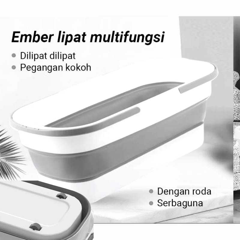 Jual Baskom Ember Plastik Lipat / Portable Silikon Baskom / Baskom ...
