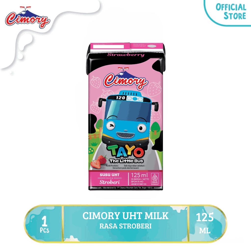 Jual CIMORY UHT MILK STRAW 125ML | Shopee Indonesia