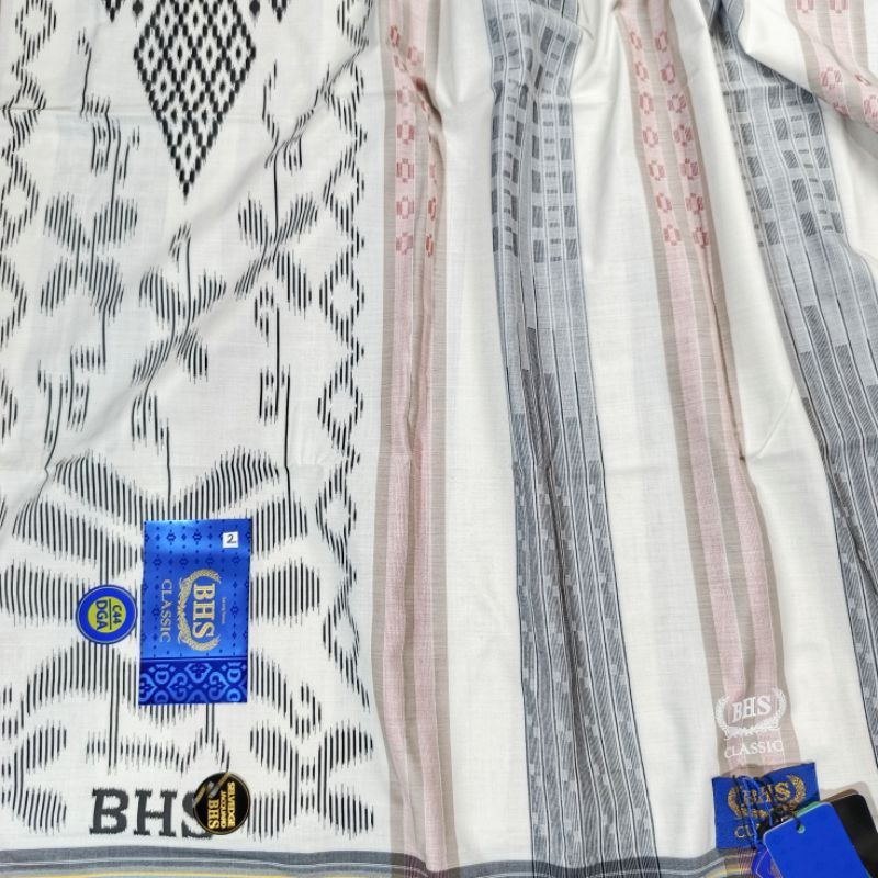 Jual SARUNG BHS CLASSIC GOLD C44 DGA 2 PUTIH DOBBY SELVEDGE JACQUARD ...