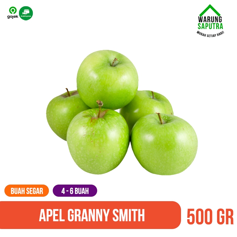 Jual Buah Apel Hijau Granny Smith Import Segar 500g | Shopee Indonesia