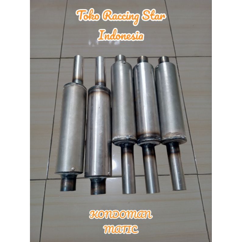 Jual TABUNG KONDOMAN KNALPOT MATIC VARIO BEAT MIO AEROX PCX NMAX ...