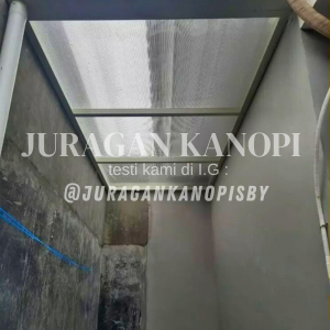 Jual Kanopi baja ringan atap solarflat 3mm / Kanopi kaca buram ...