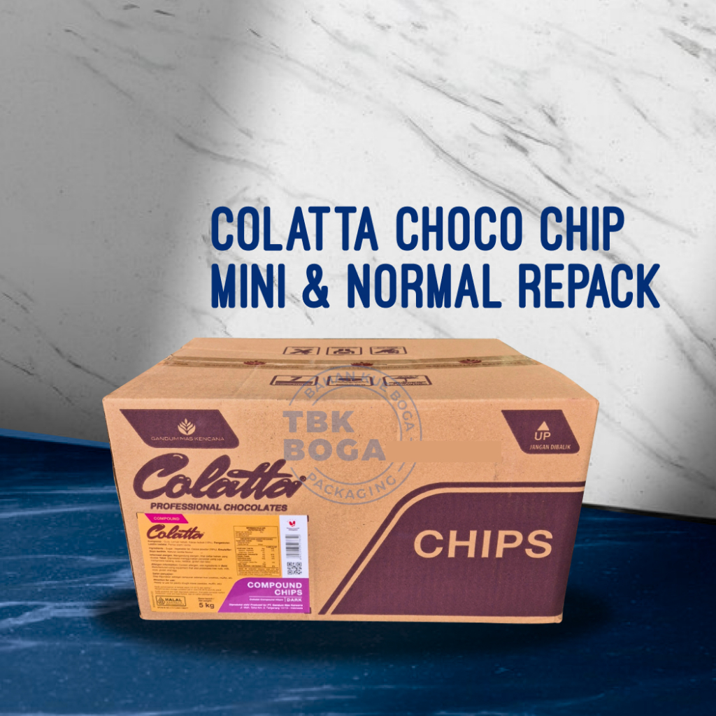 Jual ( Repack ) Colatta Choco Chip ( Biasa, Mini / 250, 500 gr ) Colata ...