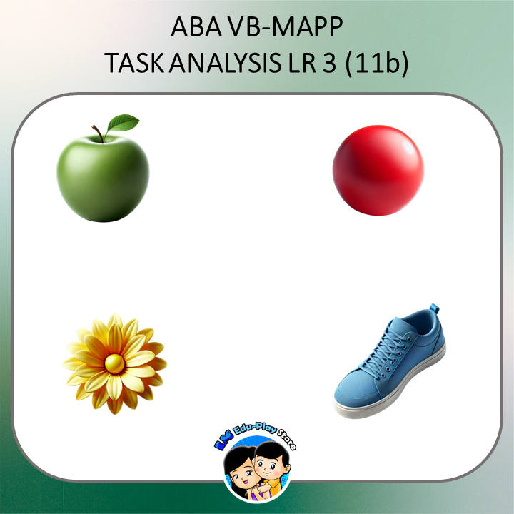 Jual Kartu Belajar ABA-VB Task Analysis Listener Responding Level 3 ...