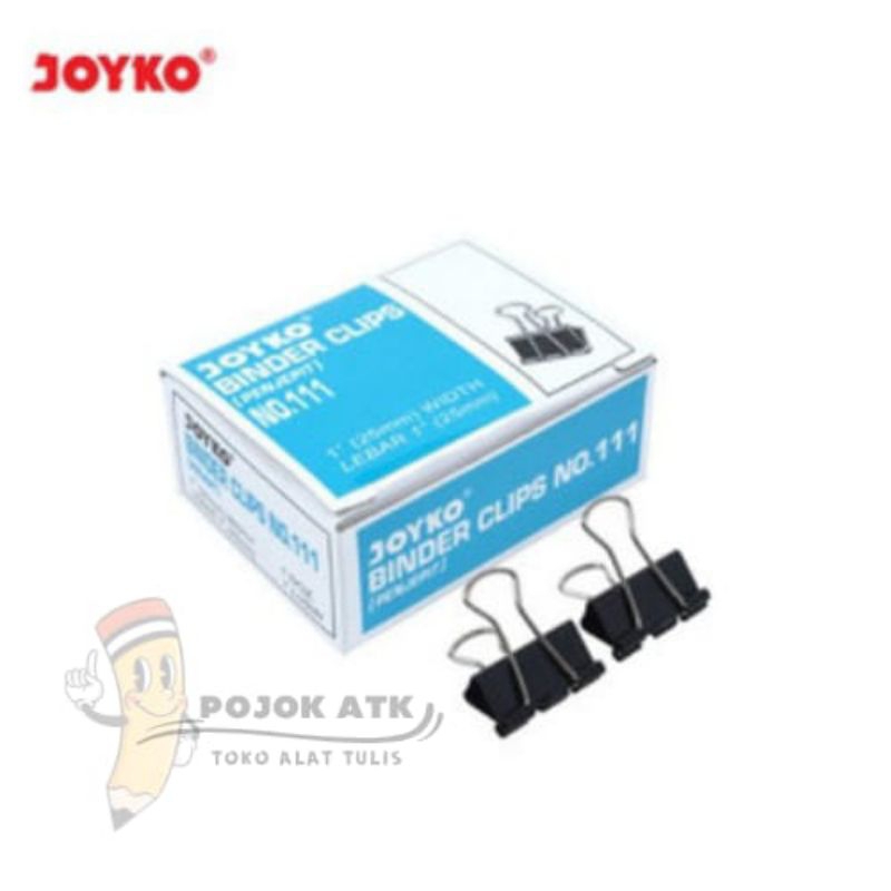 Jual Binder Clip Kecil Joyko 111- Isi 12pcs | Shopee Indonesia