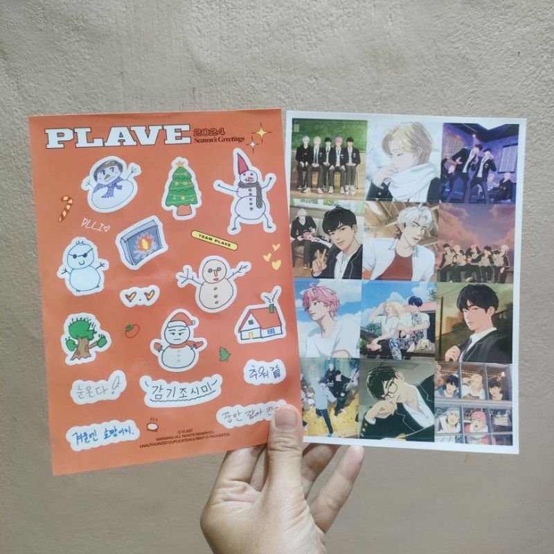 Jual [READY] OFFICIAL PLAVE STICKER SEASONS GREETINGS 2024 | Shopee ...