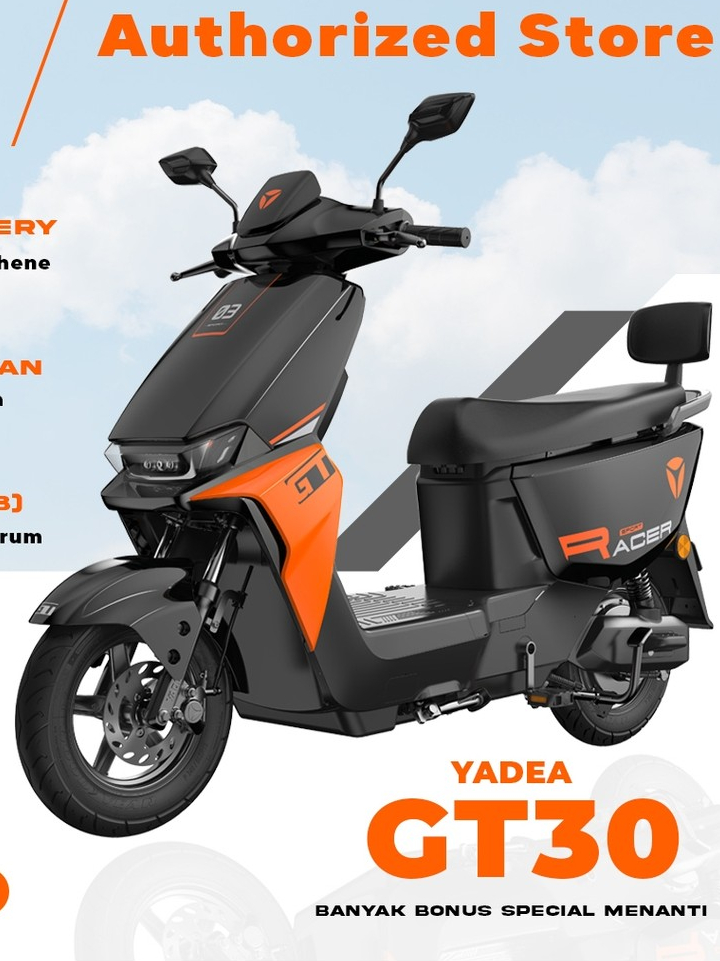 Jual (PENGIRIMAN LUAR KOTA BANDUNG) Sepeda Listrik YADEA GT30 | YADEA GT 30| Sepeda listrik ...