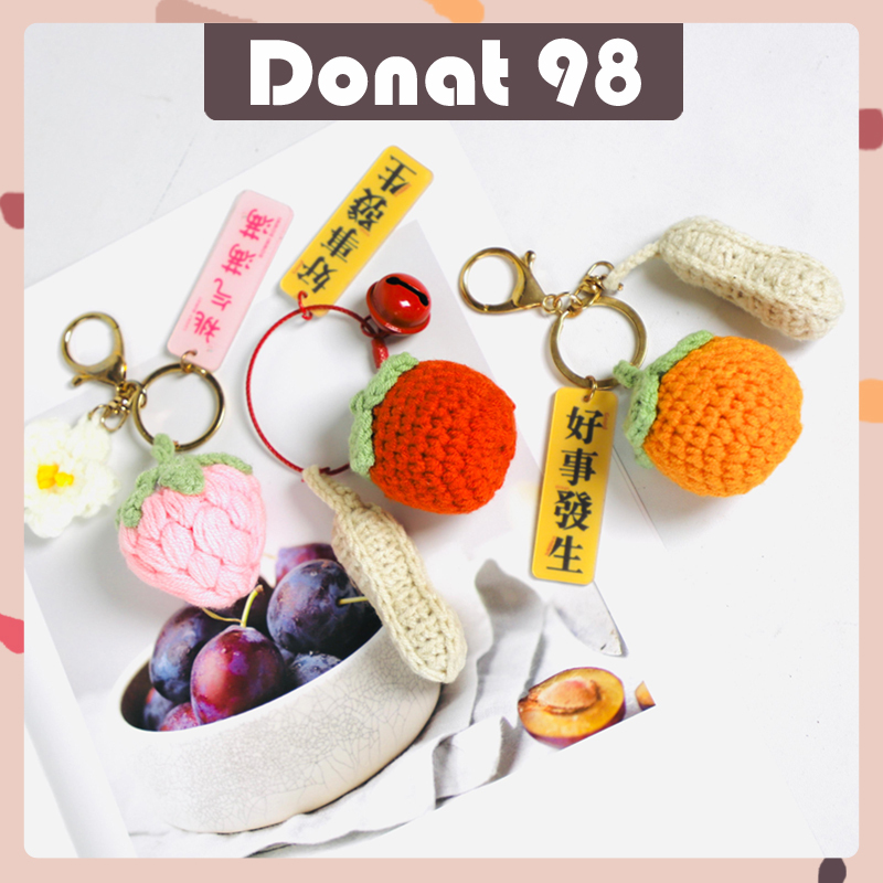 Jual Donat - Gantungan Kunci Motif Buah Buahan Keychain Souvenir / Gantungan Tas Lucu | Shopee ...