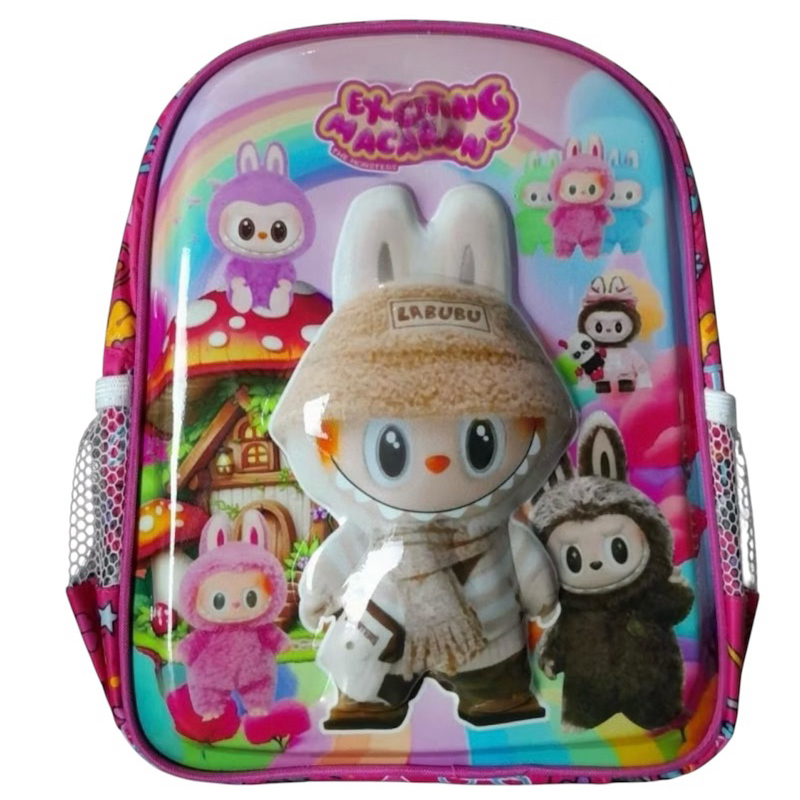 Jual TAS ANAK 3D TIMBUL LED PEREMPUAN PAUD KARAKTER KARTUN (DUA RUANG) | Shopee Indonesia