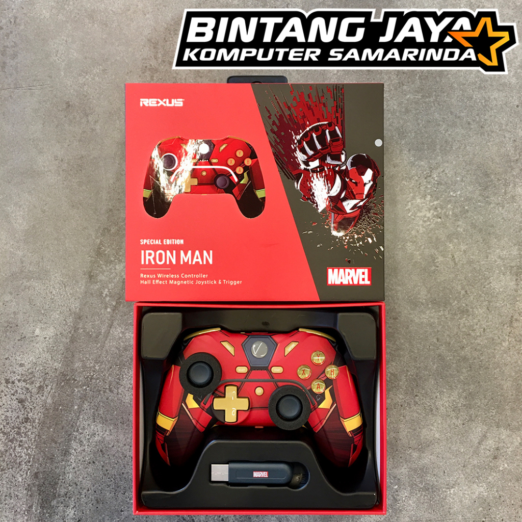 Jual Rexus Daxa Asteria AX1 Gamepad Wireless Marvel - Iron Man | Shopee ...