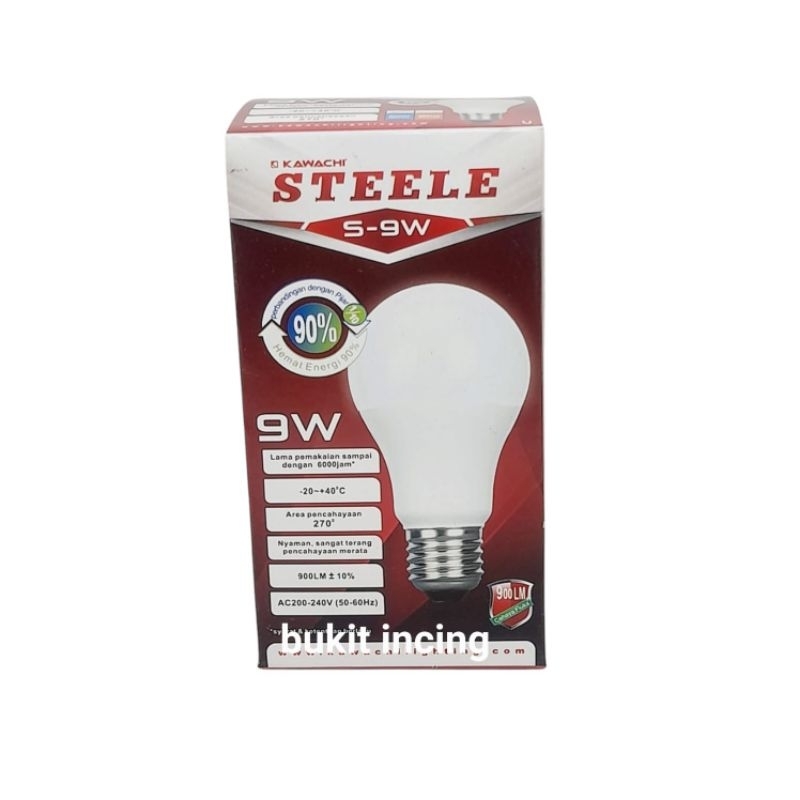 Jual Lampu Kawachi Steele Cahaya Putih Bohlam Kawachi Steele Lampu LED Kawachi Steele Cahaya ...
