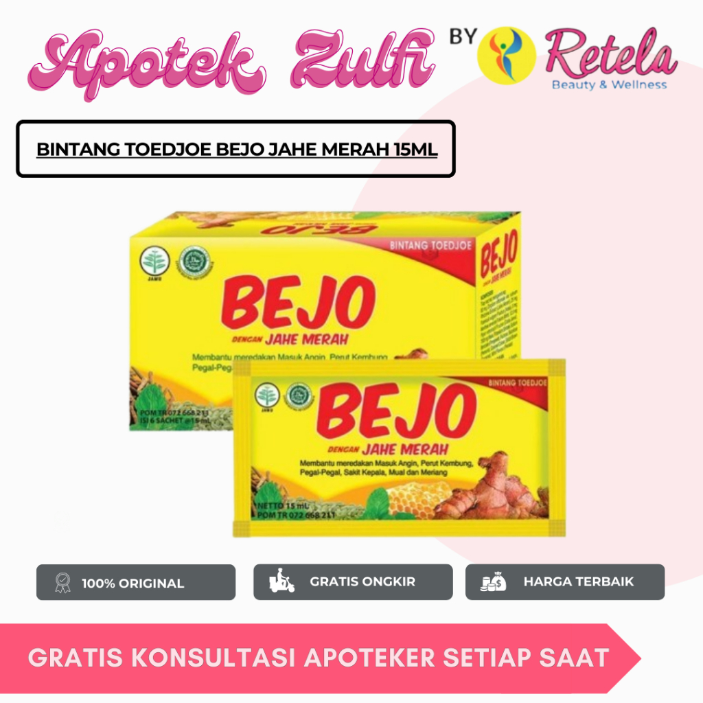Jual BINTANG TOEDJOE BEJO JAHE MERAH 15ML | Shopee Indonesia