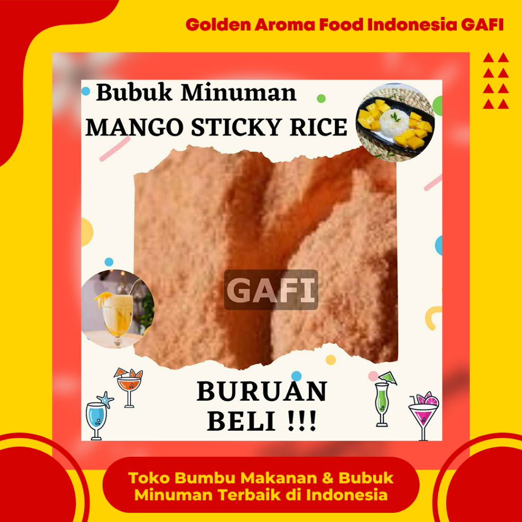 Jual Bubuk Minuman Mango Sticky Rice 1 Kg Bandung Serbuk Minuman Rasa ...