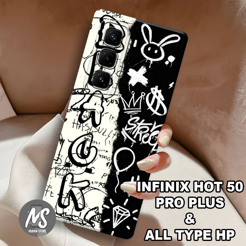 Jual [Softcase] INFINIX HOT 50 PRO PLUS TERBARU Bahan Karet Lentur [MS33 Motif Gambar Grafiti ...