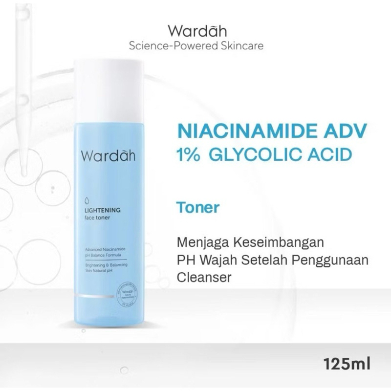 Jual WARDAH - LIGHTENING FACE TONER ( 125 ml ) - Hydrating Toner Wajah ...