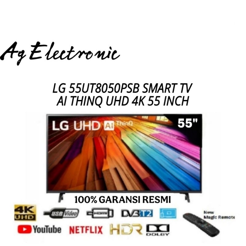 Jual LG 55UT8050PSB Smart tv 55 inch uhd 4k 55UT8050 | Shopee Indonesia