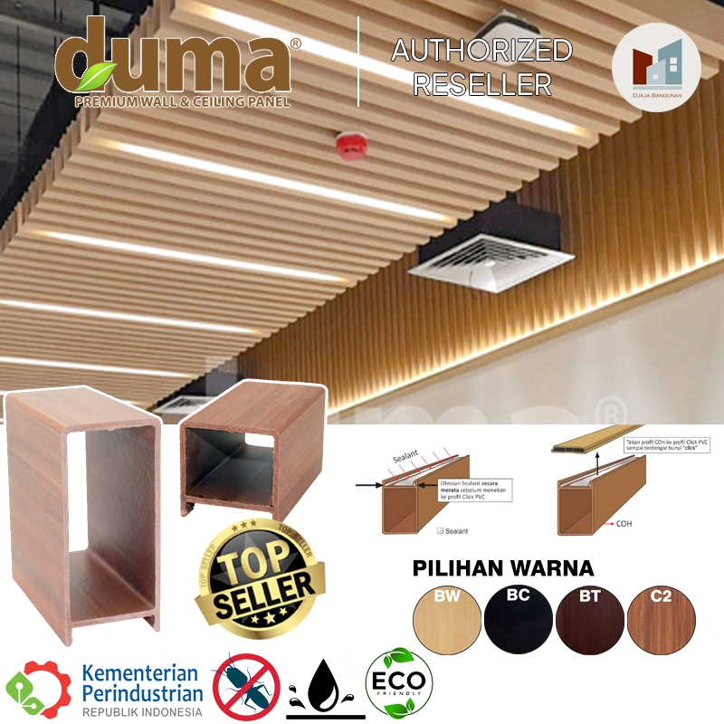 Jual PARA - PARA CLICK ON HOLLOW DUMA WOOD PLASTIC COMPOSITE (WPC ...