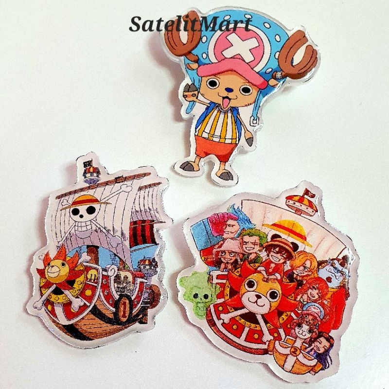 Jual SatelitMart - One Piece Merchandise Eichiiro Oda FanMerch 3D Pin ...