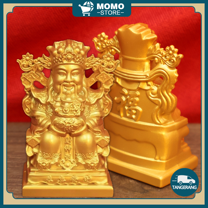 Jual Patung Dewa Rejeki Bahan Logam Patung Dewa Chaisen Cai Sen Ye ...
