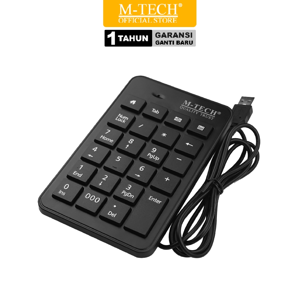Jual MTECH Keyboard Numerik Keypad Angka Kasir USB | Shopee Indonesia