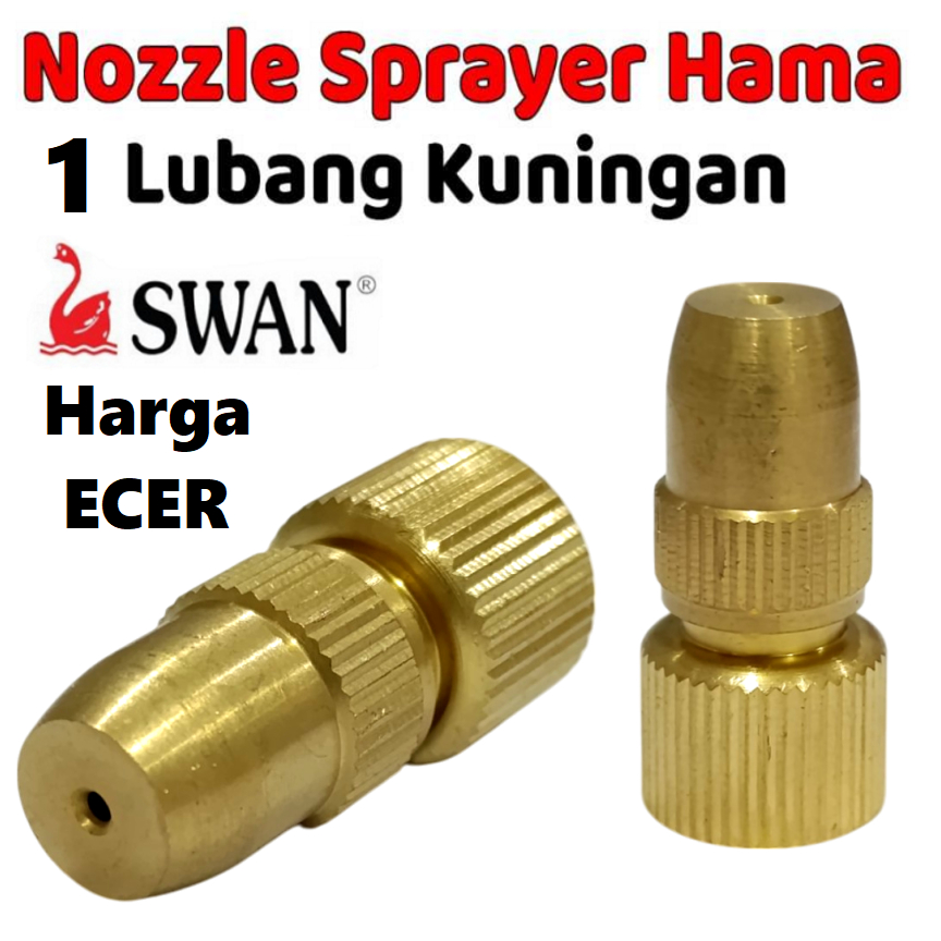 Jual SWAN Spuyer Nosel Nozel Nozzle 1 Lubang Kuningan Sprayer Elektrik ...