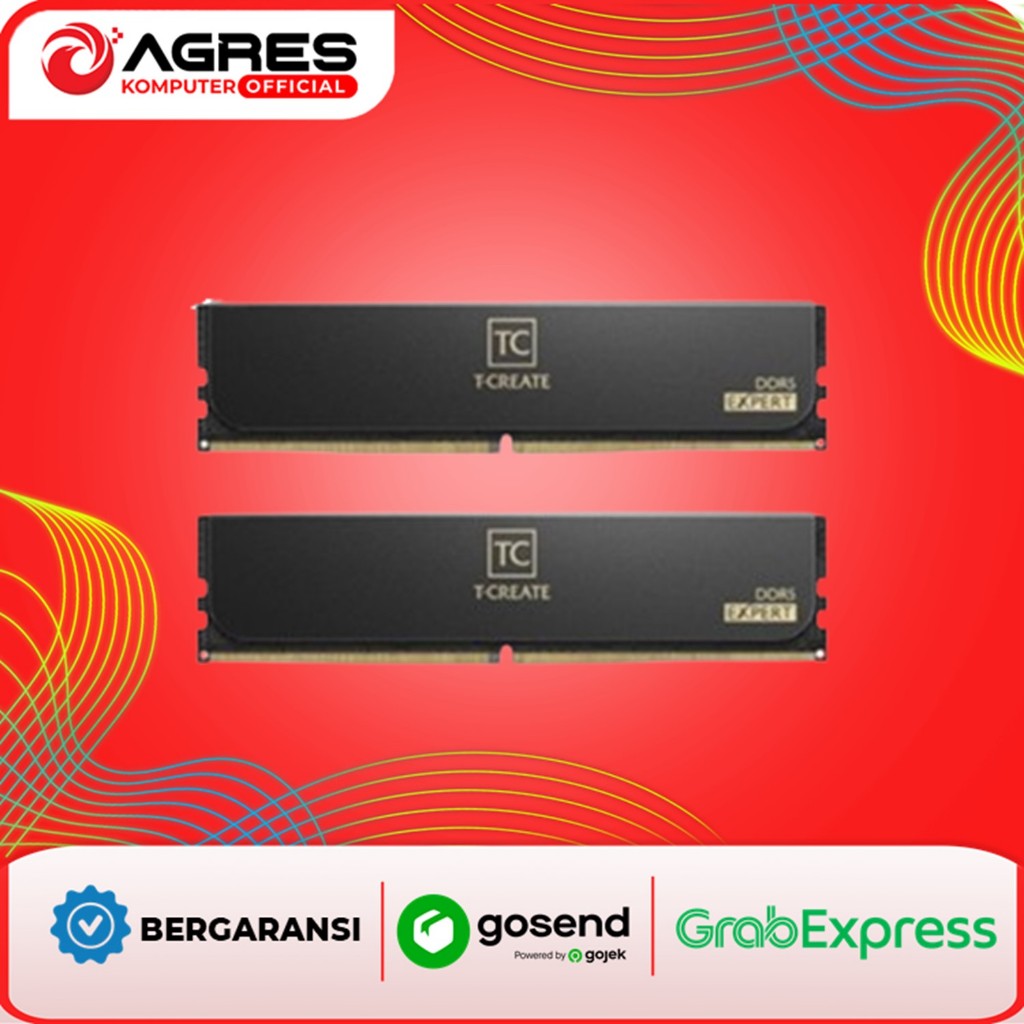 Jual TEAM T-CREATE EXPERT RAM LONGDIMM DDR5 32GB (16GBX2) 6000MHZ BLACK ...