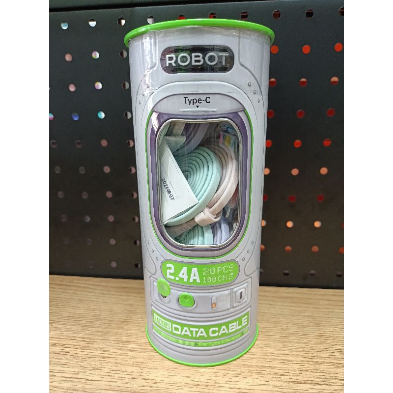 Jual kabel data Robot RAC100S tipe Type C / Kabel data Fast charger ...