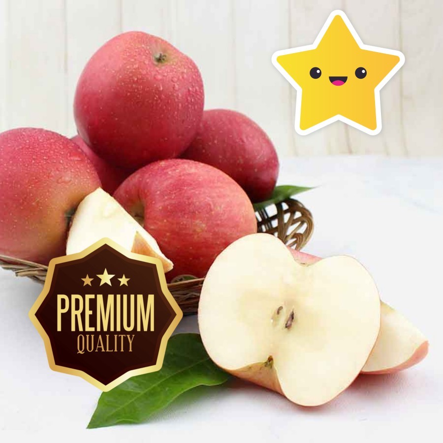 Jual Apel Fuji Fresh Apple Import PREMIUM ROSY BLUSH 400 - 550 gr ...