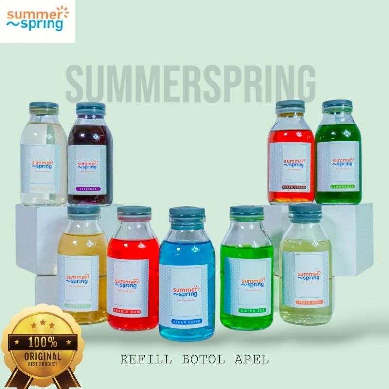 Jual REFIIL PENGHARUM RUANGAN BOTOL APEL SUMMER SPRING - 100 ML ...