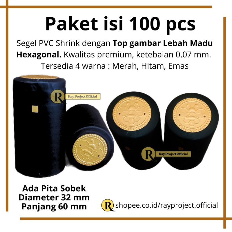 Jual RayProject - [Segel Top Lebah Madu isi 100 pcs D30mm D32mm] Segel ...