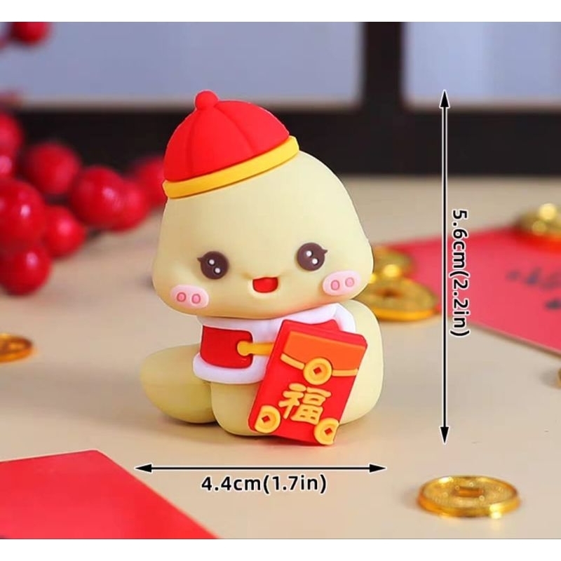 Jual Pajangan / Topper Cake / Topper Kue / Hiasan Kue Ular Snake Imlek ...