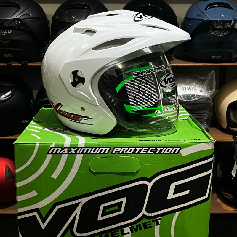 Jual HELM HALF FACE VOG VOLT ORIGINAL | Shopee Indonesia