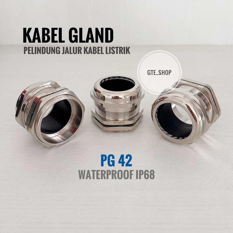 Jual Kabel Gland Stainless PG42 Brass Nickel Cabel Gland | Shopee Indonesia