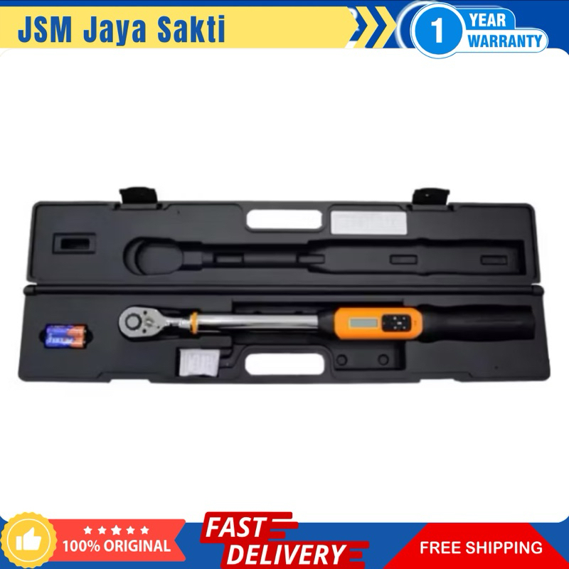 Jual 500Nm 3/4" Digital Torque Wrench SWJ6-0500 Kunci Torsi Inch in ...