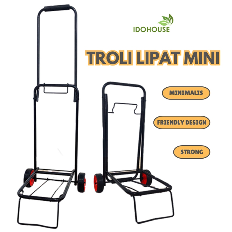 Jual IDOHOUSE Troli Lipat Mini Serbaguna + Tali Alat Dorong Angkut ...