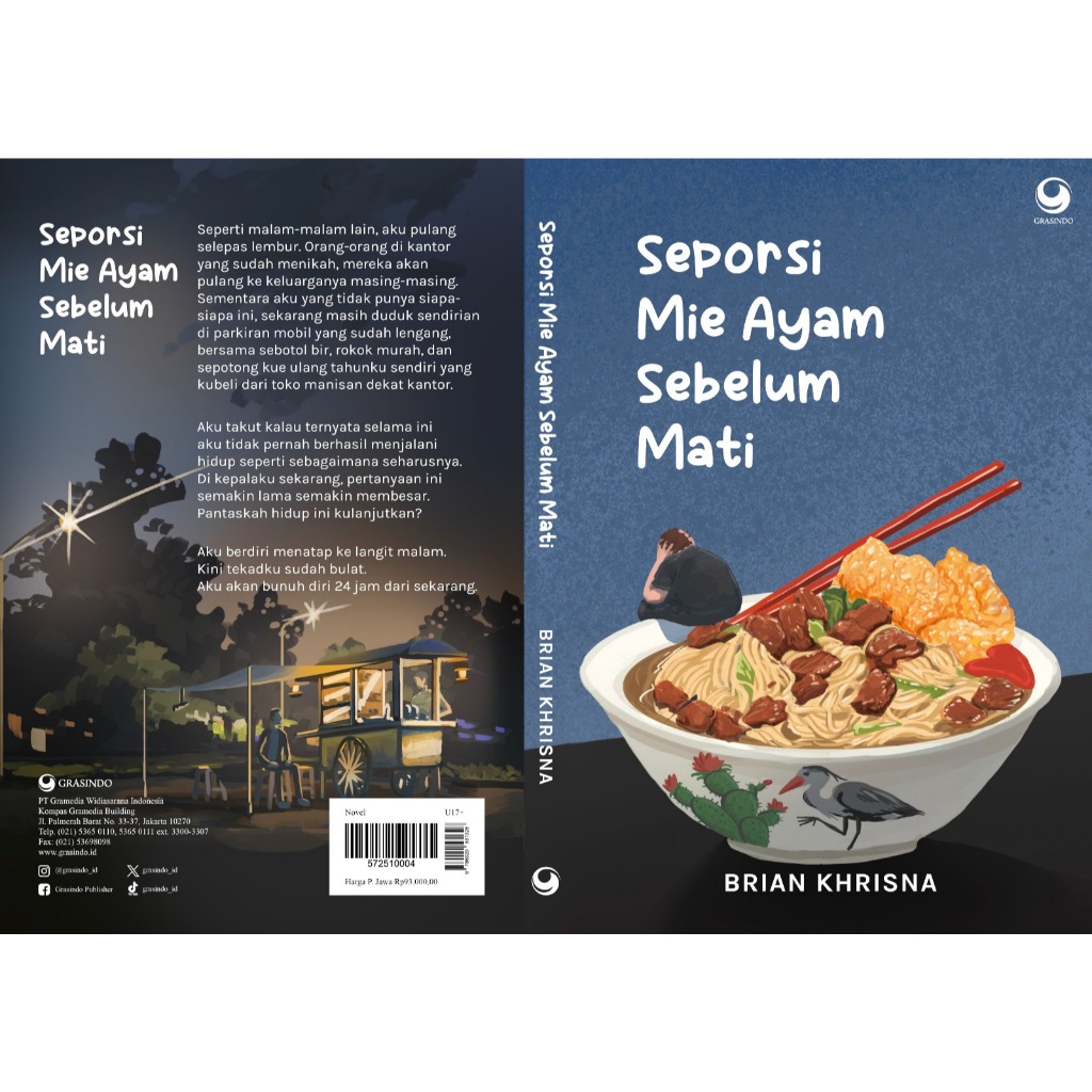 Jual PRE ORDER - Buku Novel - Seporsi Mie Ayam Sebelum Mati - Brian Krisna - Grasindo ...