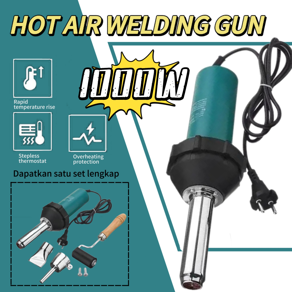 Jual 1000W Pistol Las Plastic Welding Gun Alat Las Plastik Mesin Dengan ...