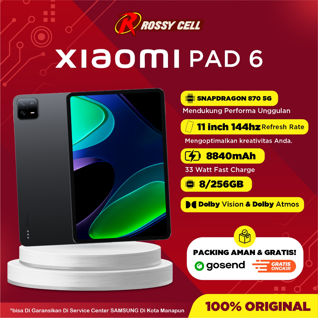 Jual Rossy Cell Xiaomi Pad 6 RAM/ROM 8GB/256GB | Shopee Indonesia