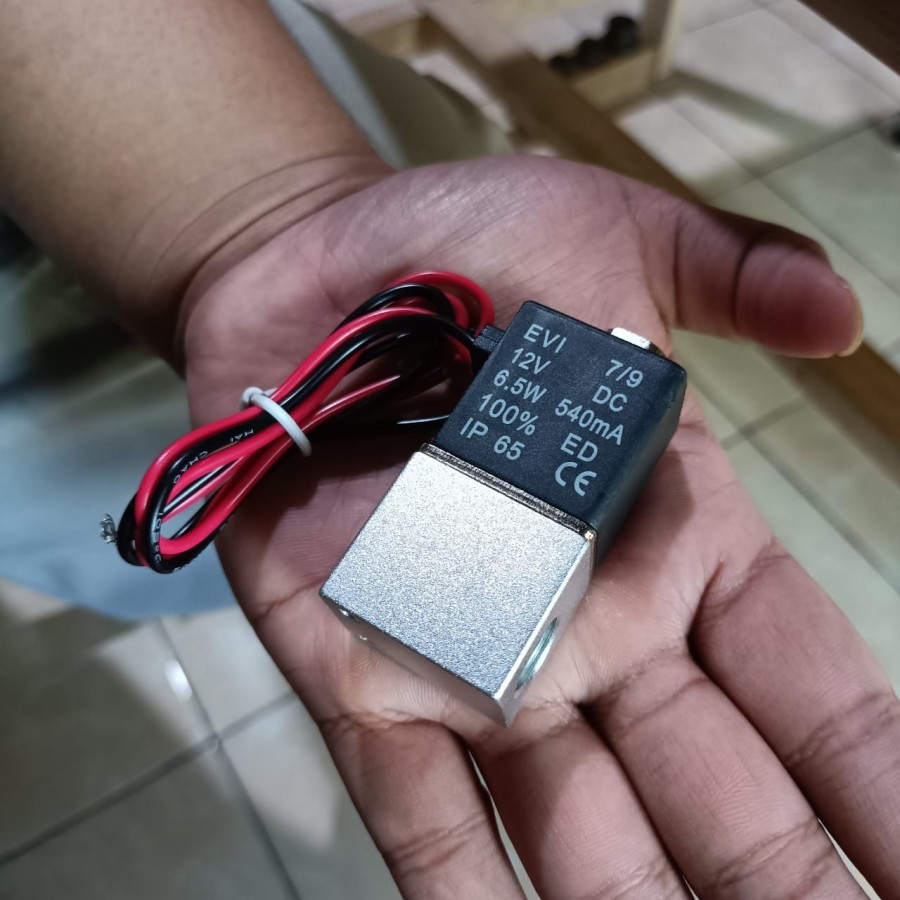 Jual Solenoid Valve Electric Pneumatic Air Valve 1/8" DC 12V aitech | Shopee Indonesia
