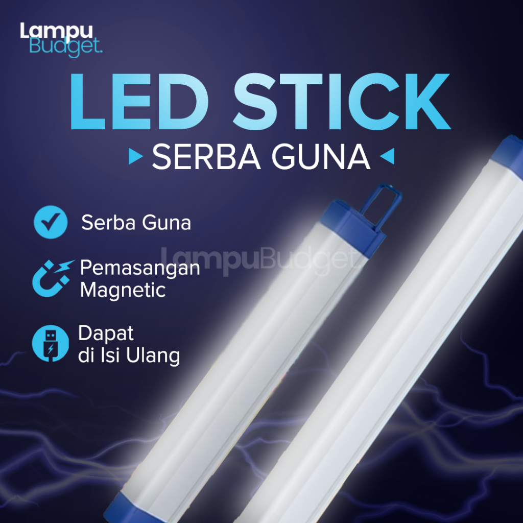 Jual 【COD】LAMPU EMERGENCY NEON LED STIK STICK PANJANG 3 MODE DARURAT ...