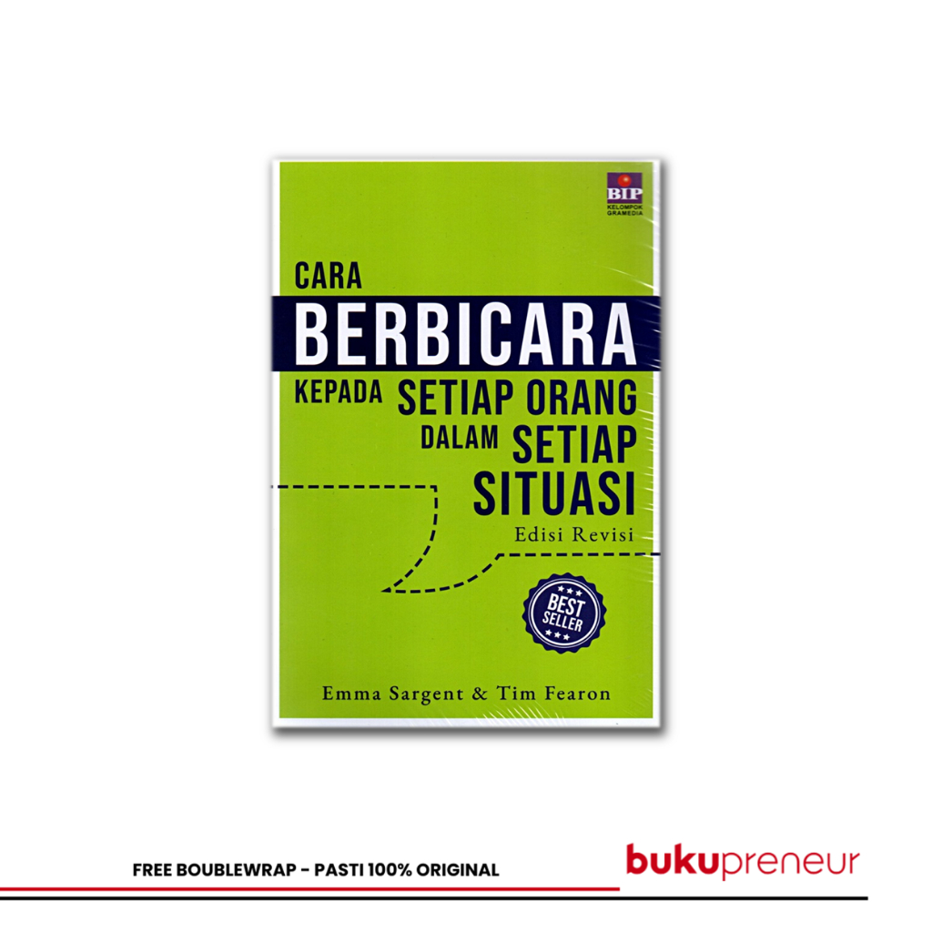 Jual Bukupreneur - Buku Cara Berbicara Kepada Setiap Orang Dalam Setiap ...