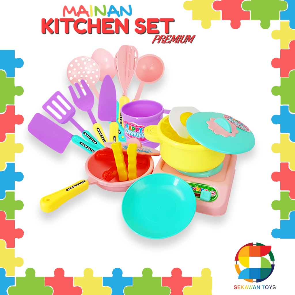Jual Mainan Anak Masak-Masakan Happy Kitchen Set YK13 ( YOGOBATA ...