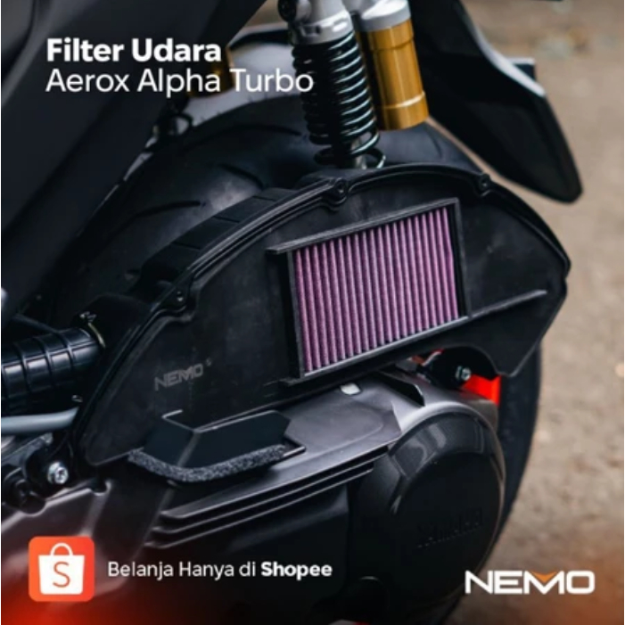Jual NEMO Filter Udara Yamaha Aerox Alpha Turbo | Shopee Indonesia