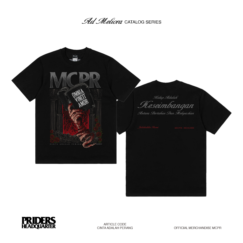 Jual Kaos Band MCPR - CINTA ADALAH PERANG [100% ORIGINAL] | Shopee ...