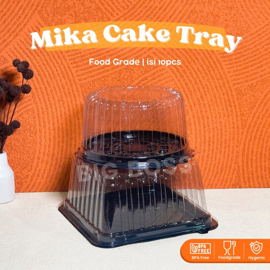 Jual [10PCS] Mika Cake Tray Kue Tart Bolu Puding / Mika CT Roti Bolu ...