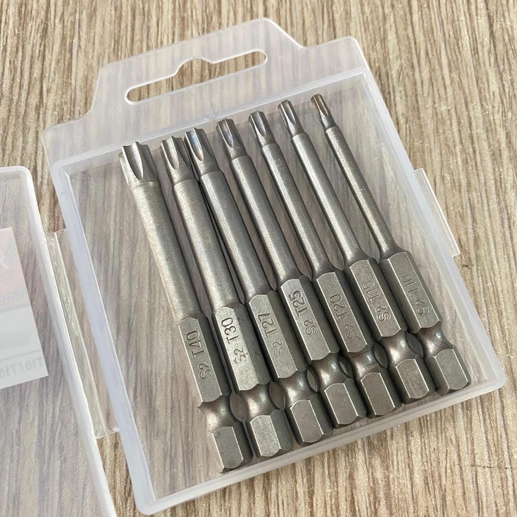Jual 7PCS SET MATA OBENG HEXAGON DAN TORX BIT aldo | Shopee Indonesia